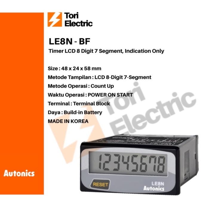 Jual Autonics Le8n Bf Digital Timer 100 Ori Shopee Indonesia