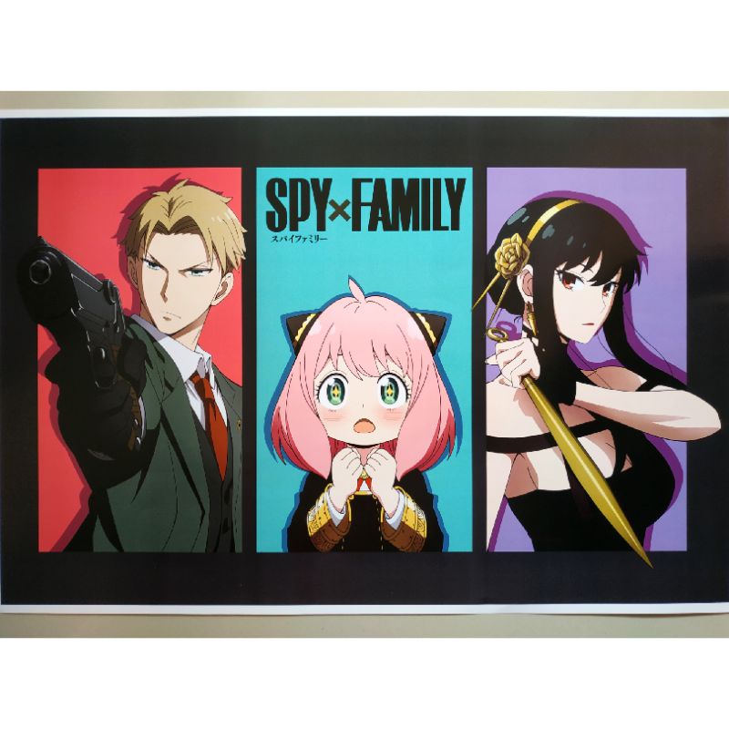 Jual Poster Anime Spy x Family 12 Loid Yor Anya Forger Merchandise ...