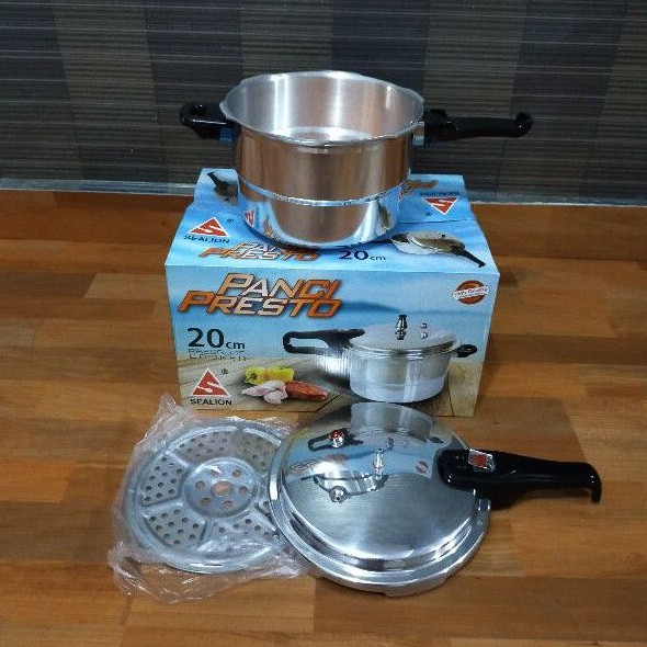 Jual Panci Presto 4 Liter Pressure Cooker 20 cm | Shopee Indonesia