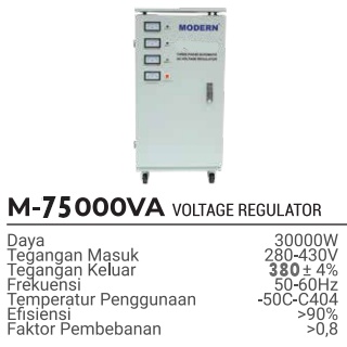 Jual Stabilizer LISTRIK 75KVA MODERN 3 Phase 75000VA / Stavol Stavolt ...