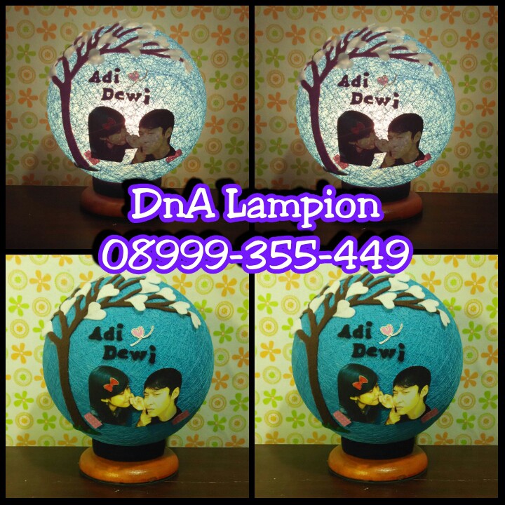 Jual Lampion Benang Untuk Anniversary Pohon Love Foto Kode:70B | Shopee ...