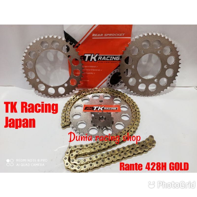 Jual Gear set TK Gir set TK racing 428 Tiger CB 150 Megapro Verza CBR 150 Sonic 150 Supra GTR ...