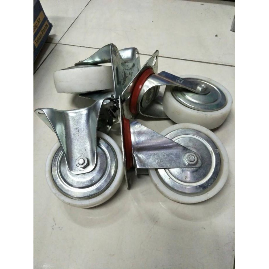 Jual Jual sparepart Roda Nilon / Roda Etalase 4 Inch / ABUS JAD CASTER ...