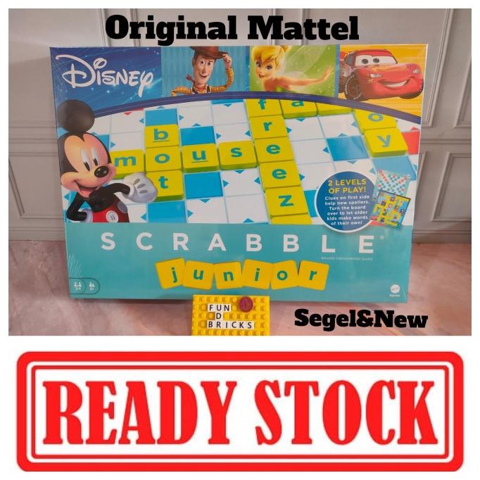 Jual Mattel Scrabble Junior Disney Original Board Games | Shopee Indonesia
