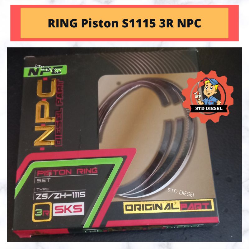 Jual Ring Piston Diesel Engine S1115 ZS1115 3R NPC | Shopee Indonesia