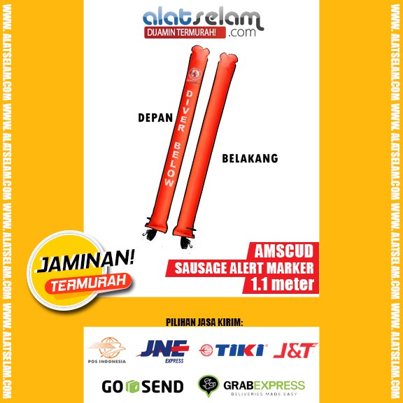 Jual AmScuD Sausage Alert Marker 3,7 Feet / 1,1 Meter Manual 995467 ...