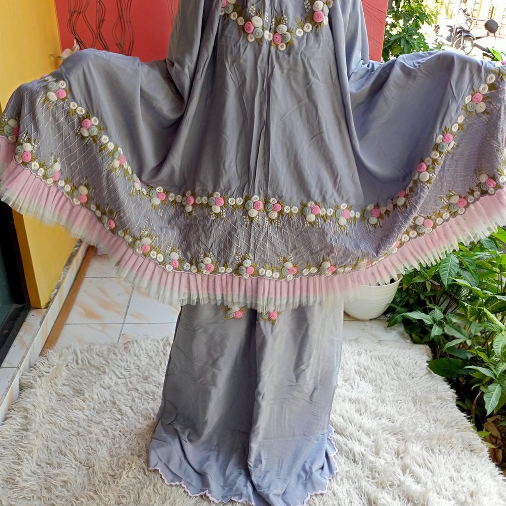 Jual READY!GRATIS MASKER CANTIK SETIAP PEMBELIAN Mukenah Motif Pagar ...