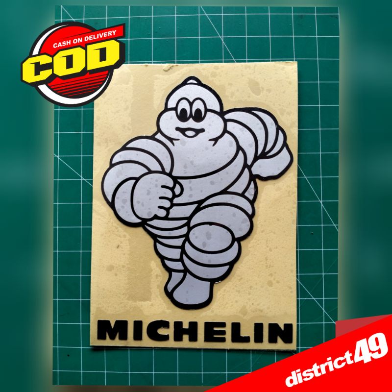 Jual Cutting sticker - Stiker cutting Michelin Logo - Stiker Michelin ...