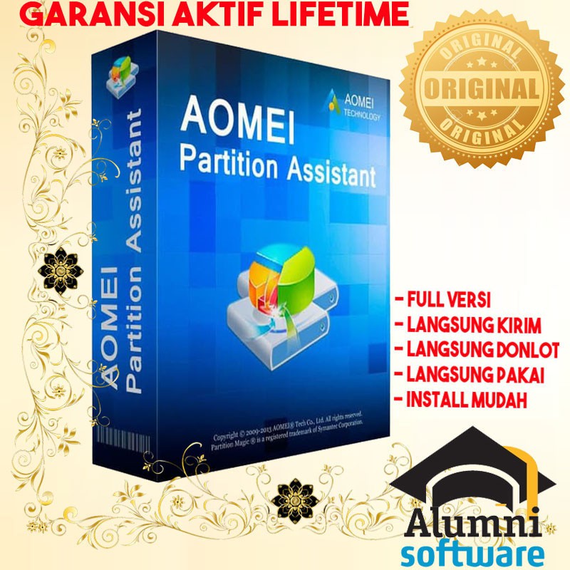 Jual [FULL VERSION] AOMEI Partition Assistant All Editions 2019 ...