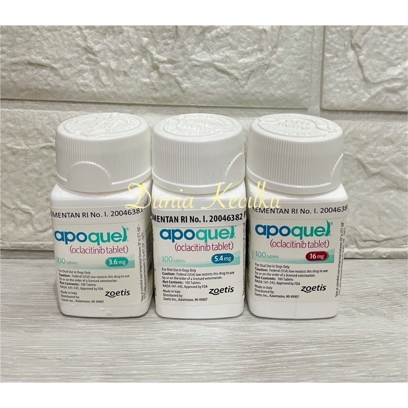 Jual Apoquel Dermatitis Tablet For Dog Anti Gatal Anti Alergi Untuk ...