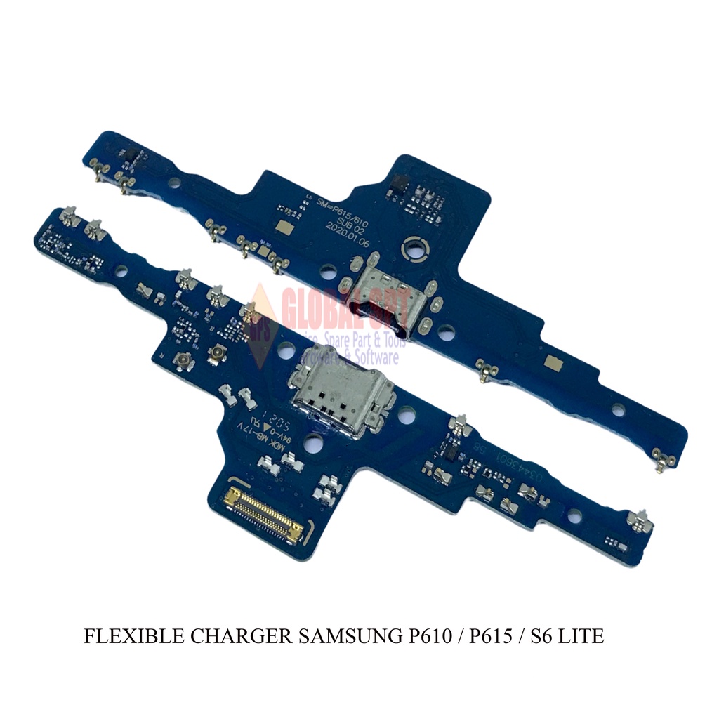 Jual FLEXIBLE SAMSUNG P610 CONECTOR CAS / KONEKTOR CHARGER P615 / S6 ...