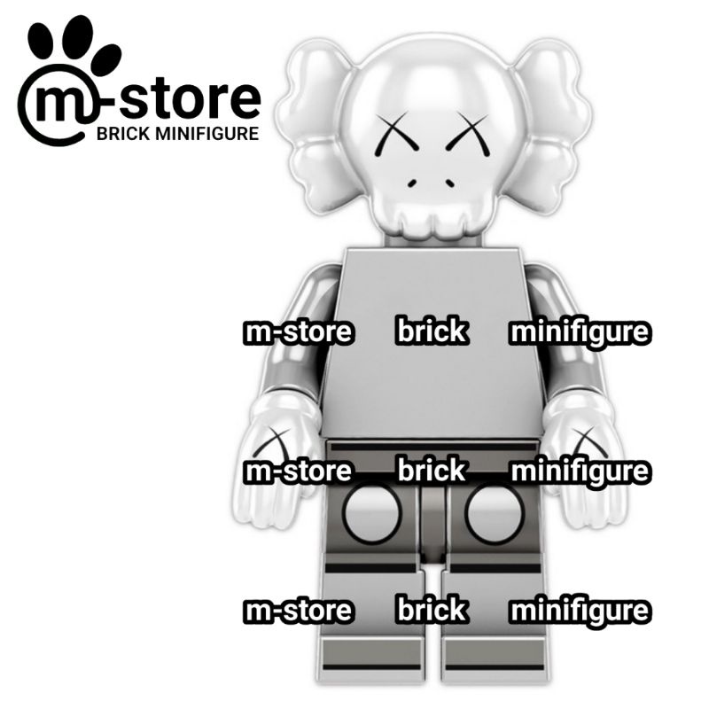 Jual brick kaws grey mini toy figure | Shopee Indonesia