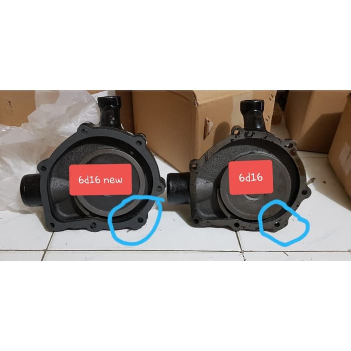 Jual Water Pump Mitsubishi Fuso 6d16 New Fn527 Me995288 ORI | Shopee ...
