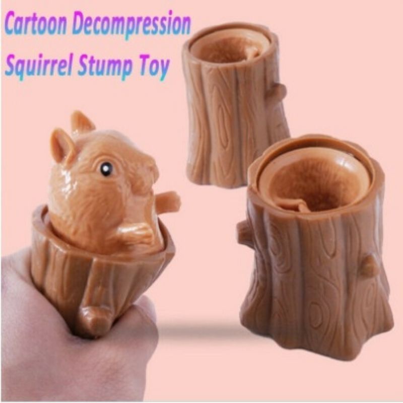 Jual Mainan Squishy Pencet Dekompresi Tupai Karet Silicone Cartoon ...
