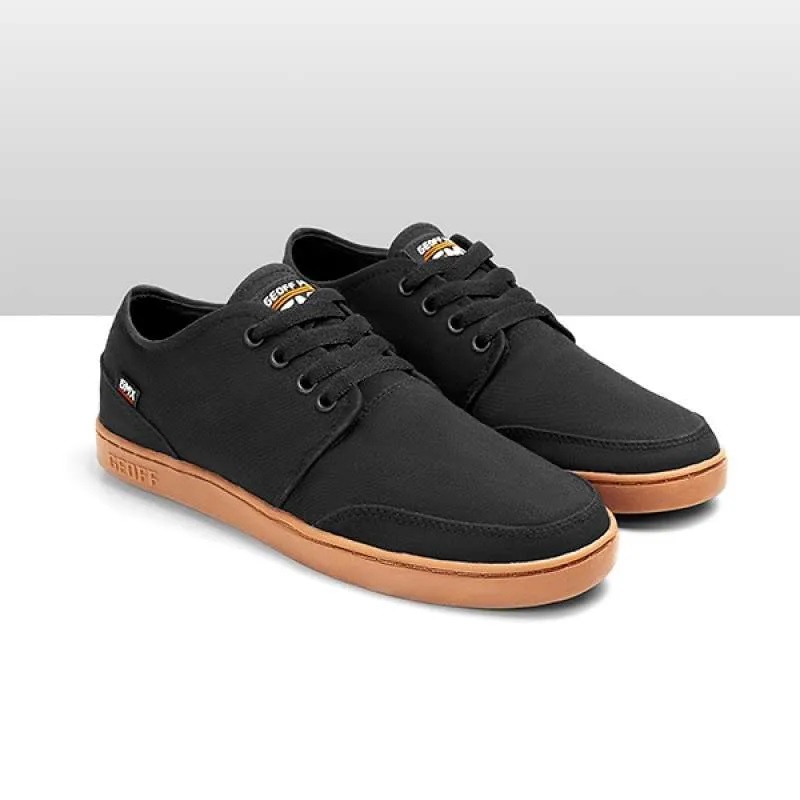 Jual SEPATU SNEAKERS - GEOFF MAX FOOTWEAR AUTHENTIC BLACK GUM | Shopee ...
