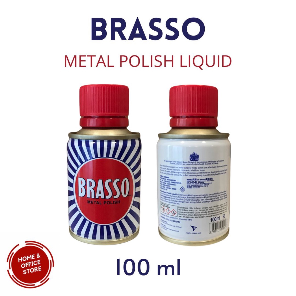 Jual Brasso Metal Polish Liquid 100 ml / Cairan Pembersih Pengkilat ...