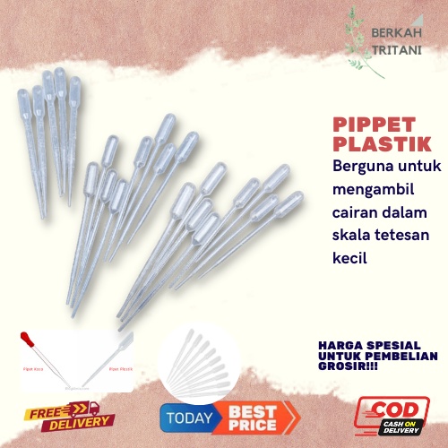 Jual Pipet Drop Pipet Tetes Plastik 1, 3, 5 ml Eceran | Shopee Indonesia