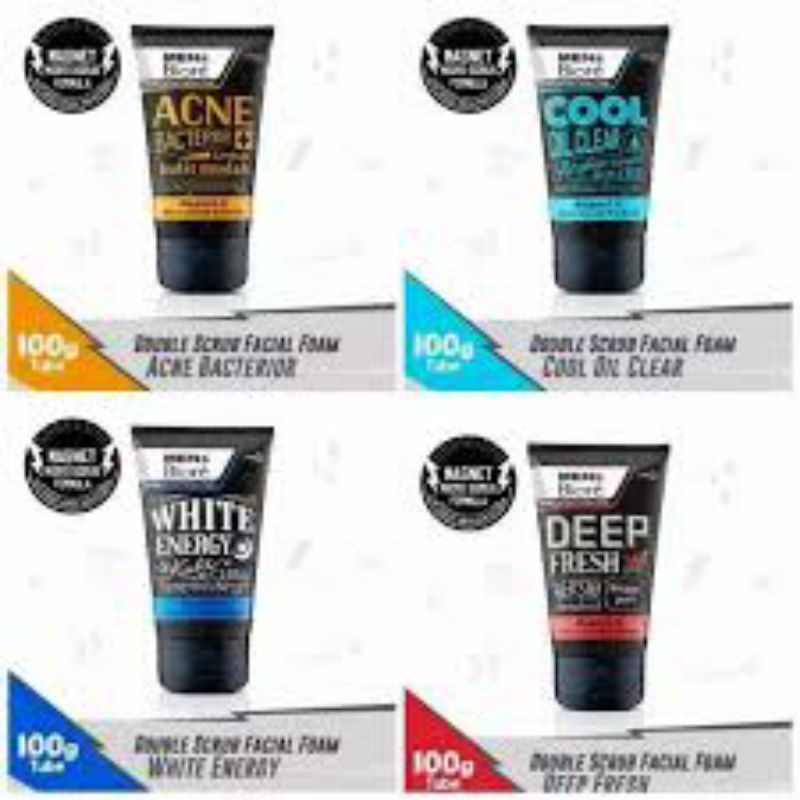 Jual MEN'S BIORE - Double Scrub Facial Foam | Sabun Cuci Muka Cowo |100g| | Shopee Indonesia