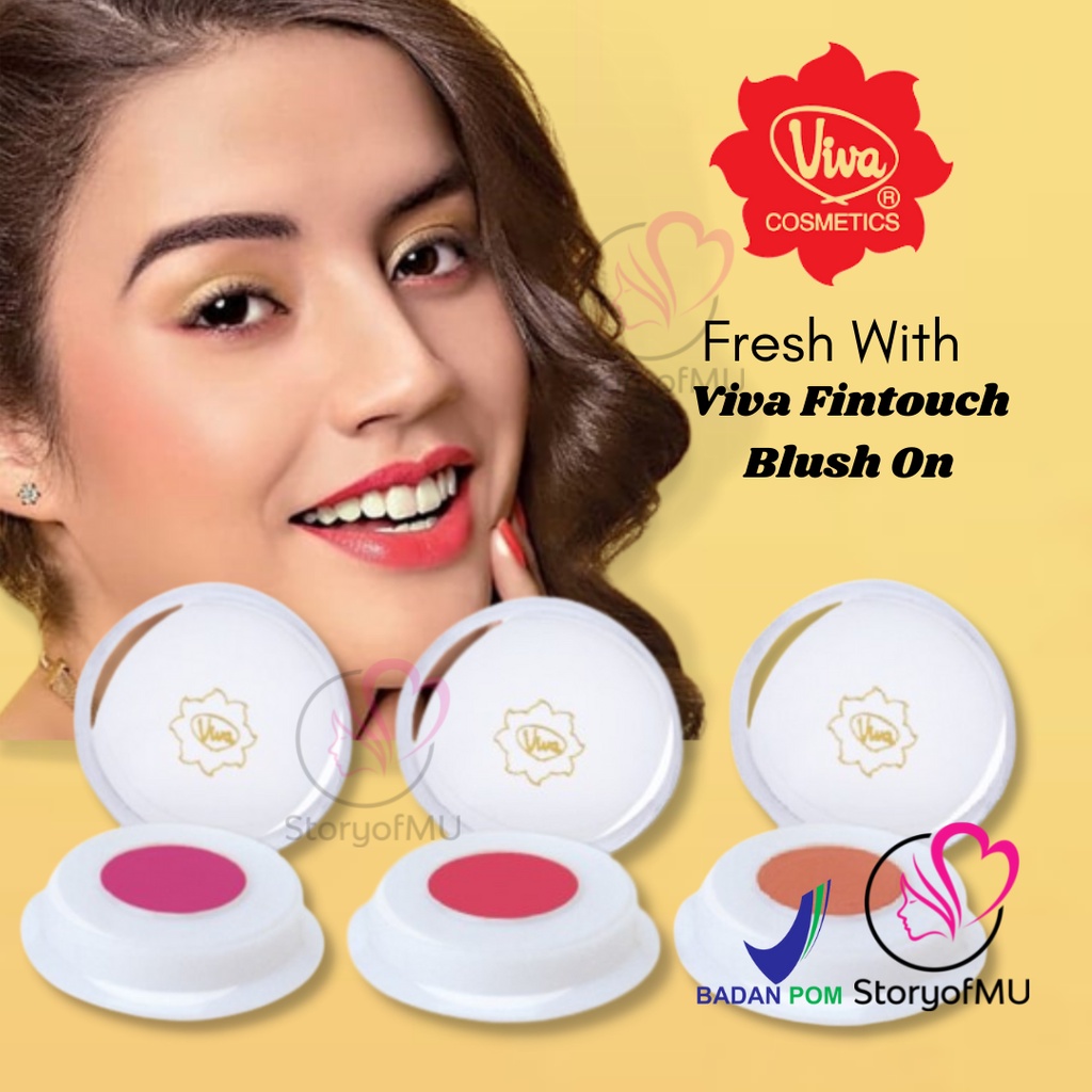 Jual VIVA Fin Touch 2gr - Blush On | Shopee Indonesia