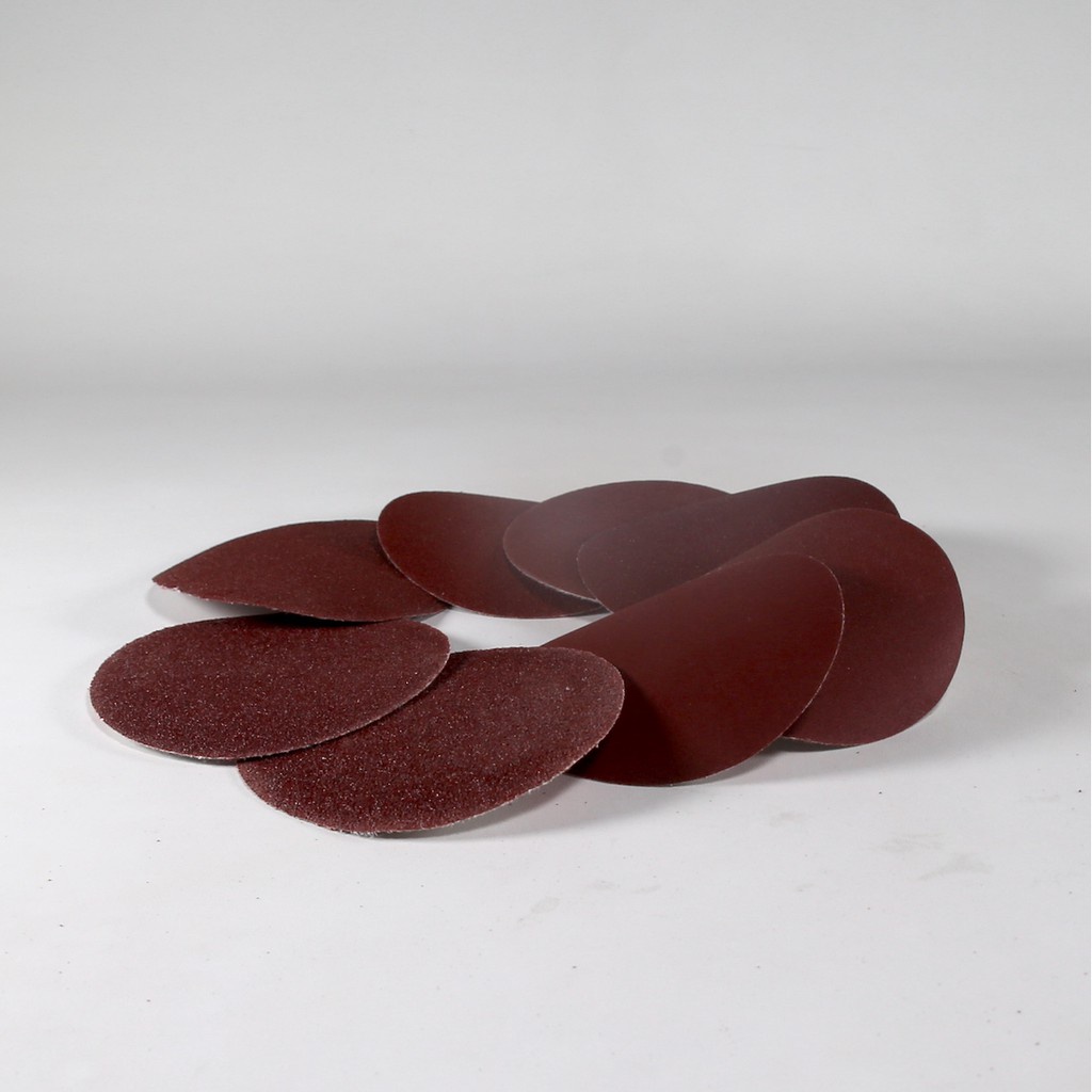 Jual Amplas Bulat Velkro 4" Amplas Tempel Kayu Velcro Sanding Paper per ...