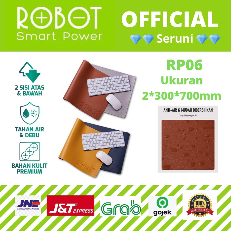 Jual (SERUNI) MOUSEPAD ROBOT RP06 PU & WATERPROOF MATERIAL | Shopee Indonesia
