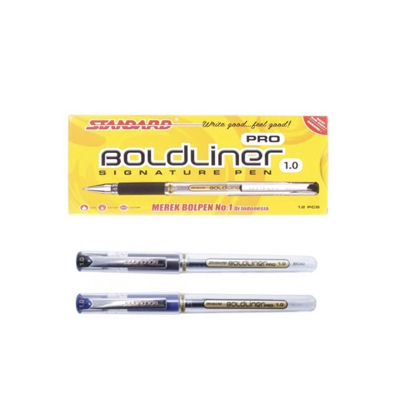 Jual BULPOINT BOLDLINER PRO 1.0mm SIGNATURE PEN ( Isi 12 biji ...