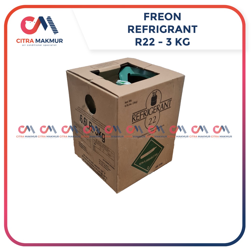 Jual Freon R22 Refrigrant Original AC Pendingin Obat Tabung Besar Can 3 ...
