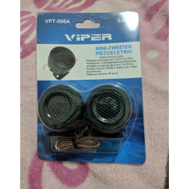Jual Mini Tweeter Piezoelectric 006A / tweeter mobil / twiter | Shopee ...