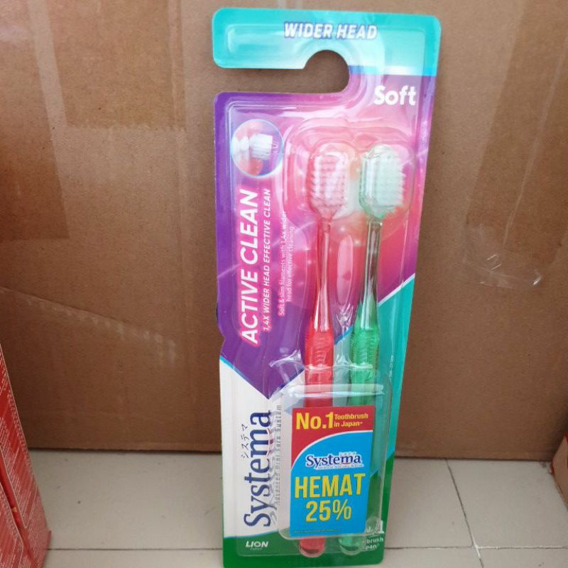 Jual Systema sikat gigi smart clean / systema sikat gigi charcoal ...