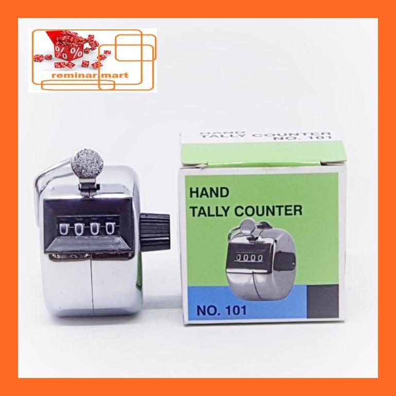 Jual 474Srem Hand Tally Counter Stainless 4 Digit Alar Hitung Checker ...