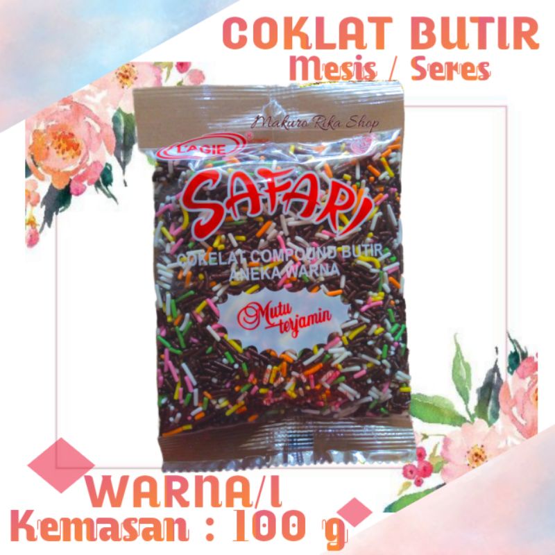 Jual Seres Safari 100 g / Seres safari warna / Seres safari coklat ...