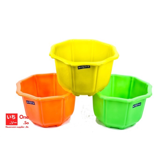 Jual Pot Bunga Segi 8 DX - Kuning - One.so | Shopee Indonesia
