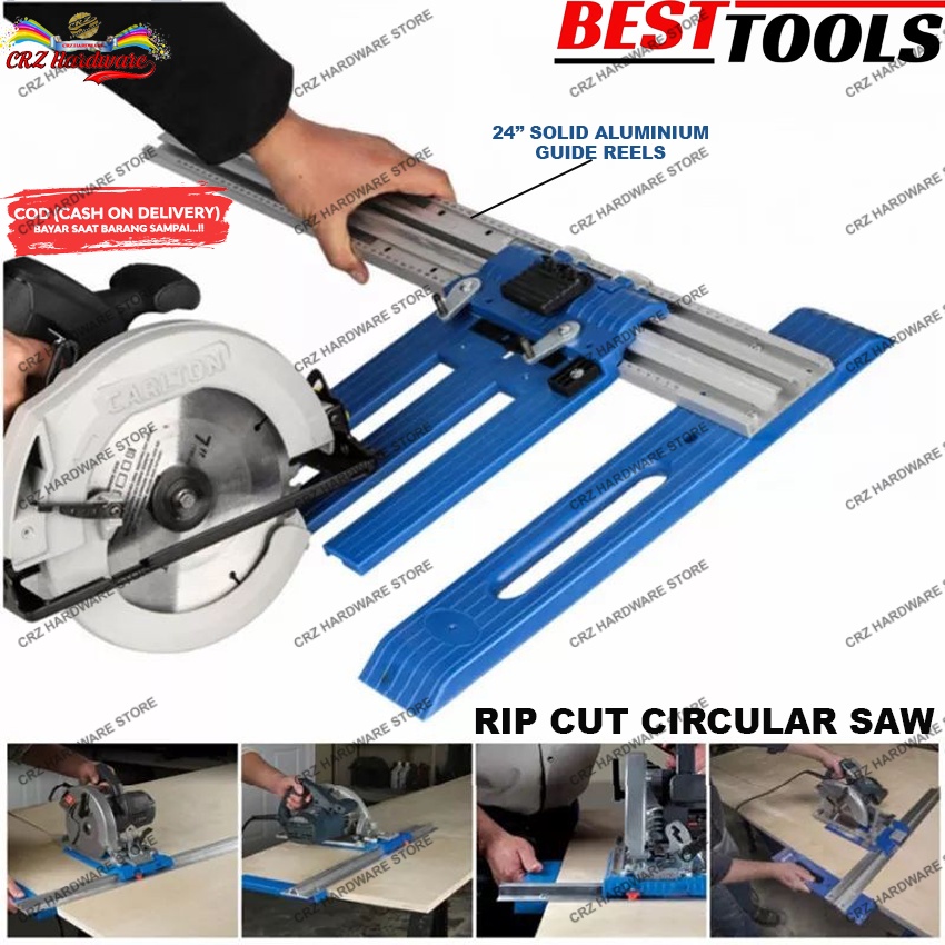 Jual BESTTOOLS Rip Cut Circular Saw Guide Precision Edge Frame Saw ...