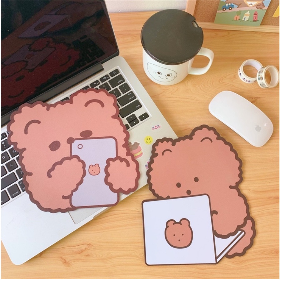 Jual MOUSE PAD MOTIF BERUANG LUCU / MOUSEPAD KARTUN / MOUSE PAD ANTI ...