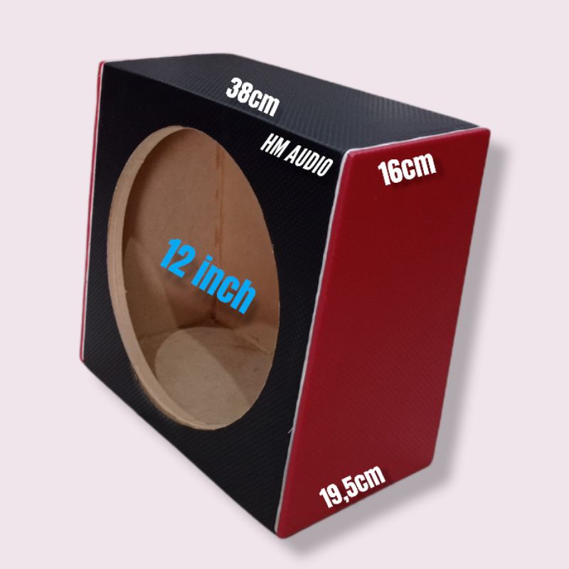 Jual Box 12 inch Box subwofer 12 inch mdf bungkus oscar model ramping ...
