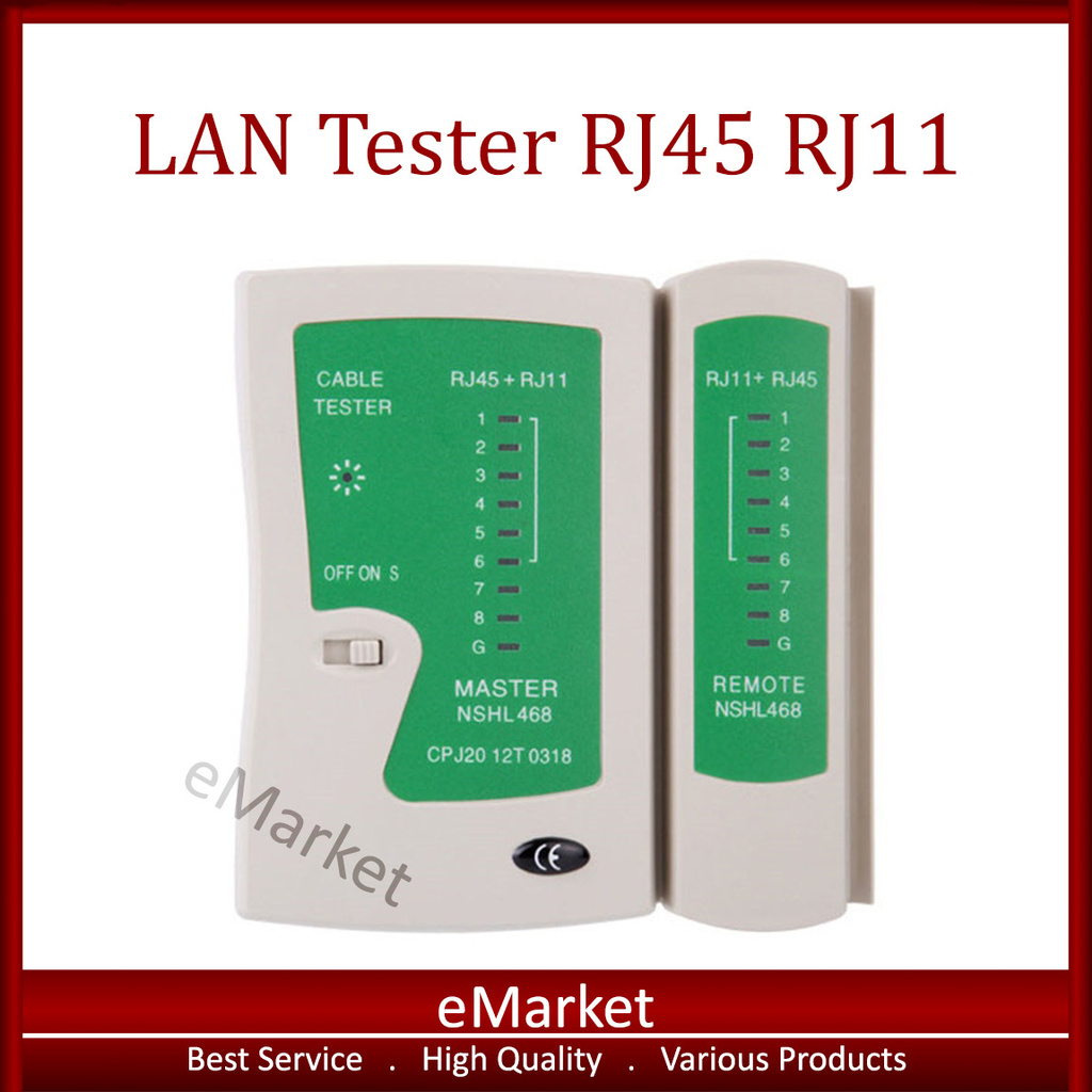 Jual LAN Tester RJ45 RJ11 / Network Kabel / Test Kabel Jaringan ...