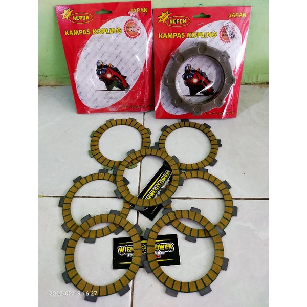 Jual KAMPAS KOPLING FR80 7PCS NEPON NEPPON JAPAN QUALITY KAMPAS KOPLING FR80 FAMILY RACING ...