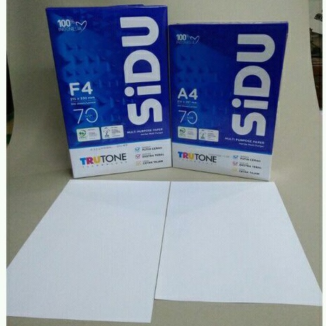 Jual Kertas HVS Putih 70gr SiDU Lembaran Eceran | Shopee Indonesia