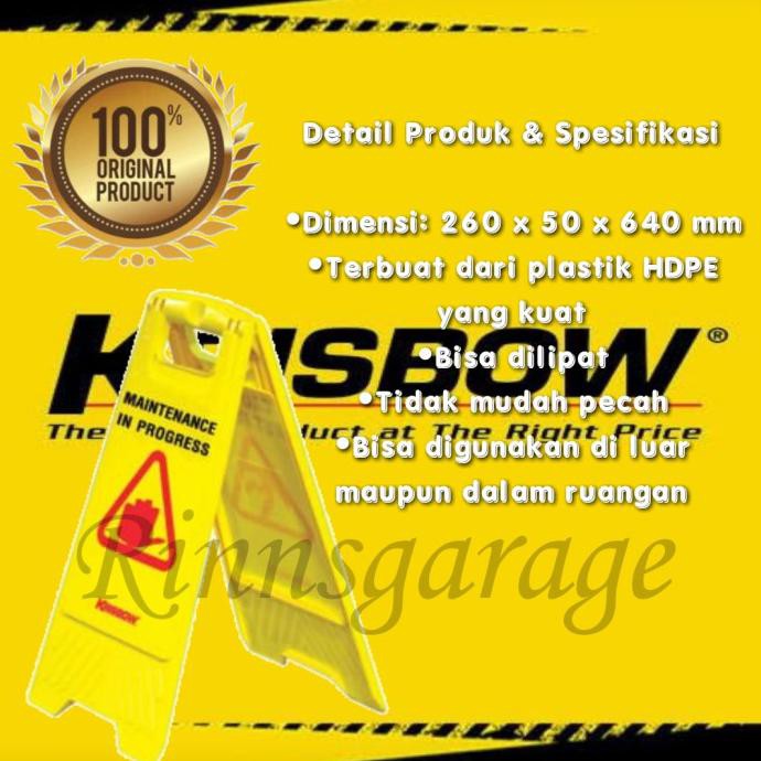 Jual Floor Sign papan peringatan Maintenance In Progress | Shopee Indonesia