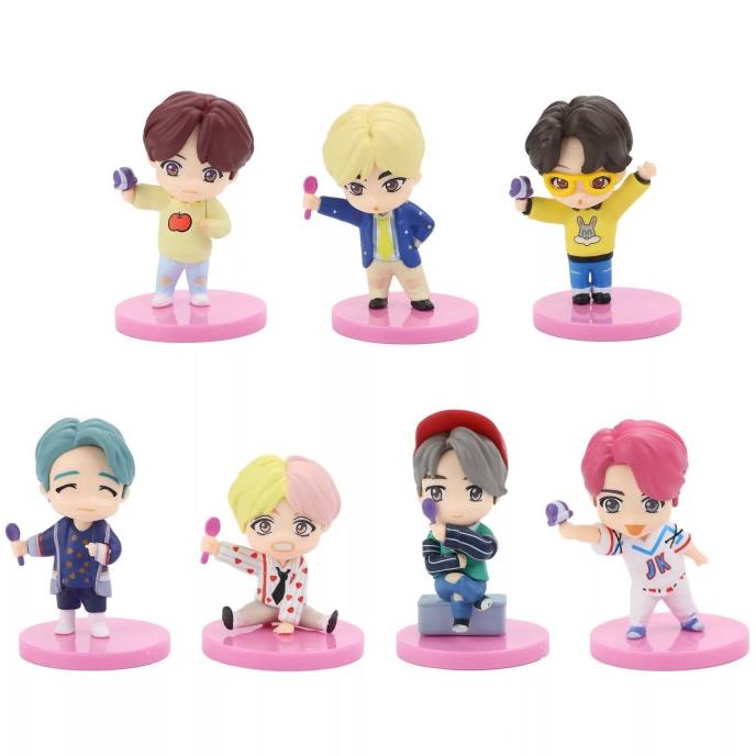 Jual ACTION FIGURE BTS BT21 ARMY BANGTAN BOYS KPOP IDOL MODEL TOPPER CAKE | Shopee Indonesia