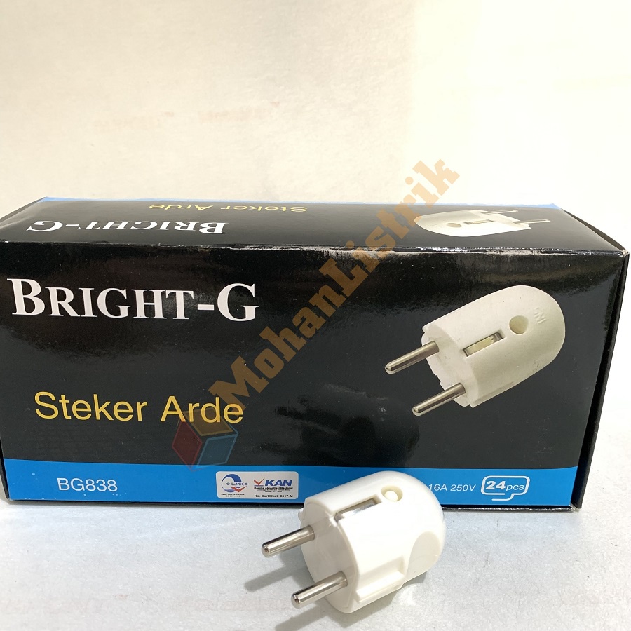 Jual STEKER ARDE COLOKAN BULAT STEKER ARDE BRIGHT G BG-838 BROCO UTICON | Shopee Indonesia