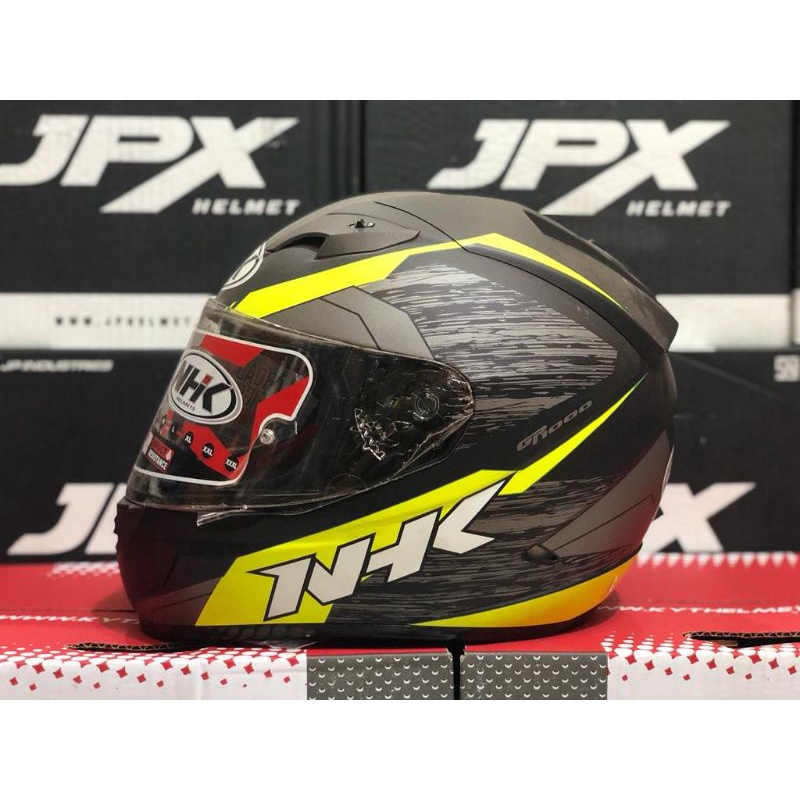Jual HELM NHK GP 1000 Fullface MOTIF DOUBLE VISOR/NHK MOTIF | Shopee Indonesia