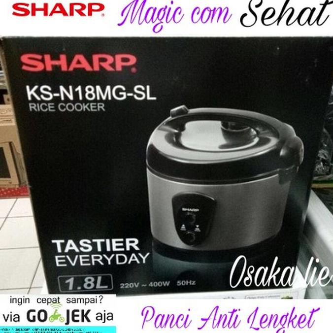 Jual Sharp Rice Cooker Ks-N18Mg-Sl 1.8Ltr New Product - Promo ...
