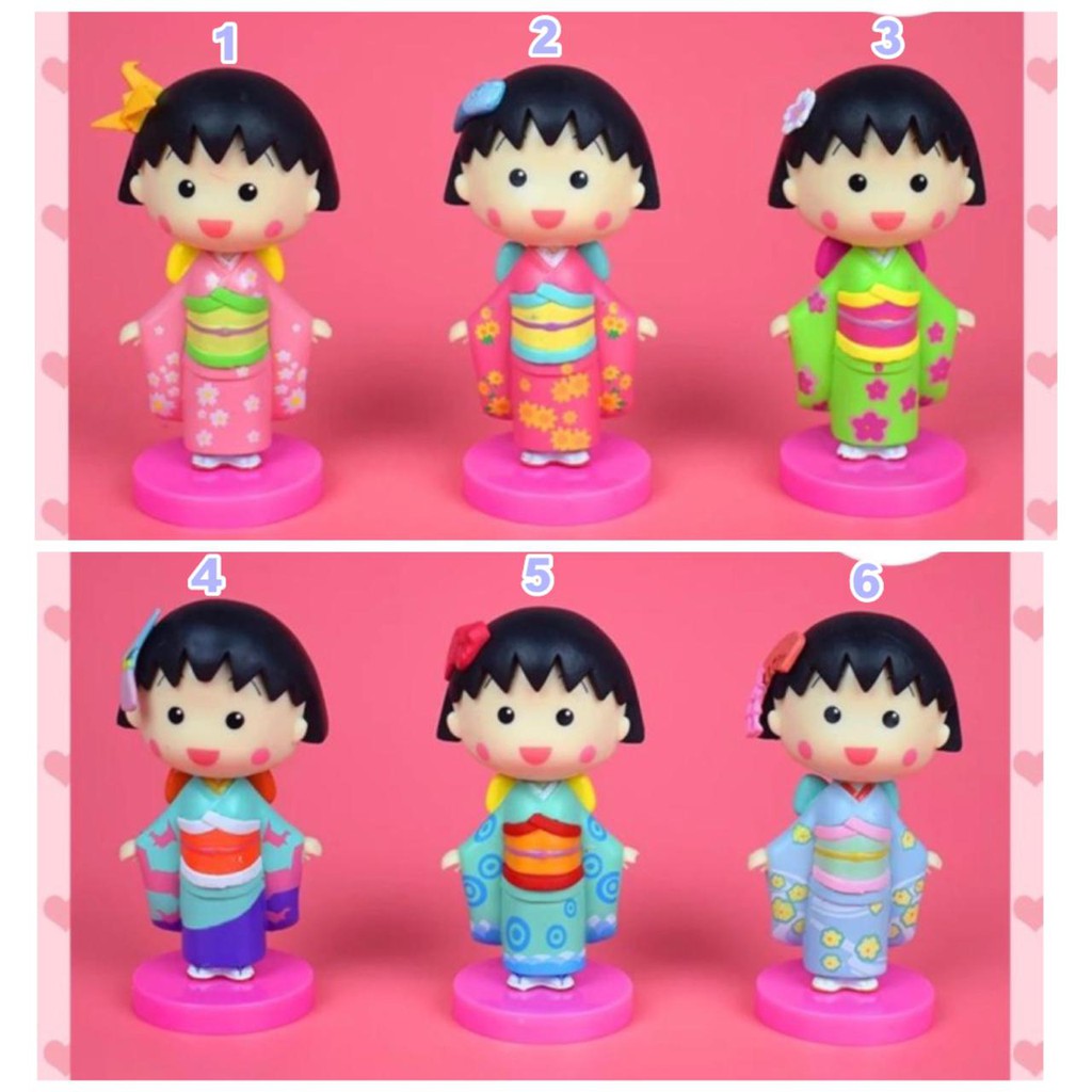 Jual Miniature Figure Chibi Maruko Chan Hiasan Kue Cake Topper Pajangan ...