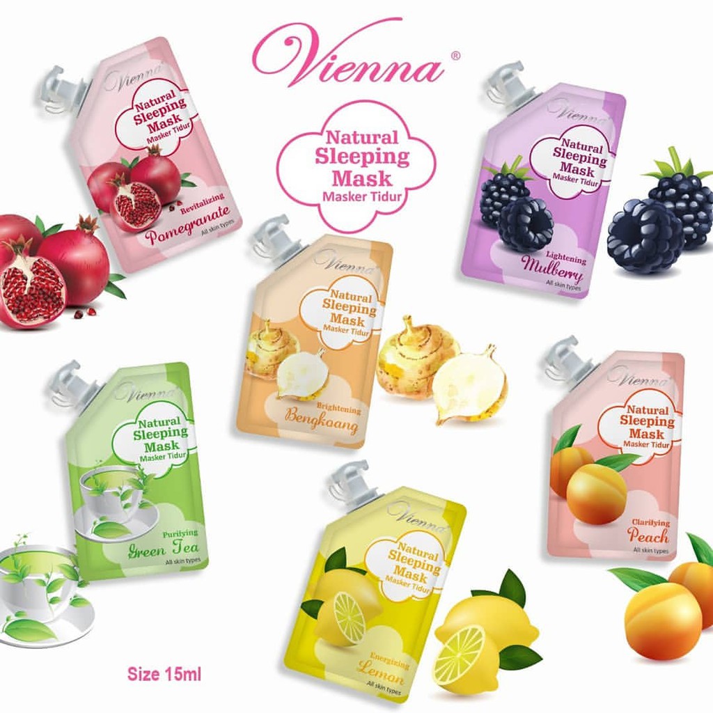 Jual Vienna Natural Sleeping Mask 15g | Shopee Indonesia
