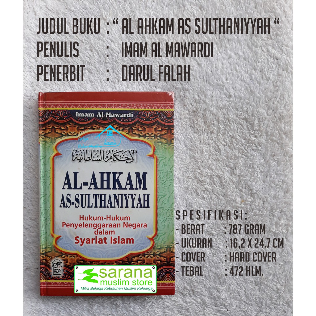 Jual Buku Al Ahkam As Sultaniyyah | Shopee Indonesia