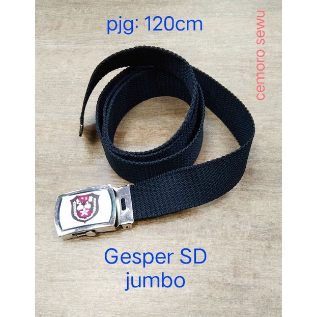 Jual Gesper SD jumbo pjg 120cm ikat pinggang jumbo seragam sekolah SD ...