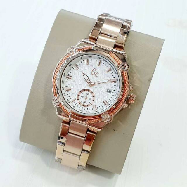 Jual JAM TANGAN WANITA GC DETIK BAWAH AKTIF TANGGAL AKTIF SEMI SUPER ...