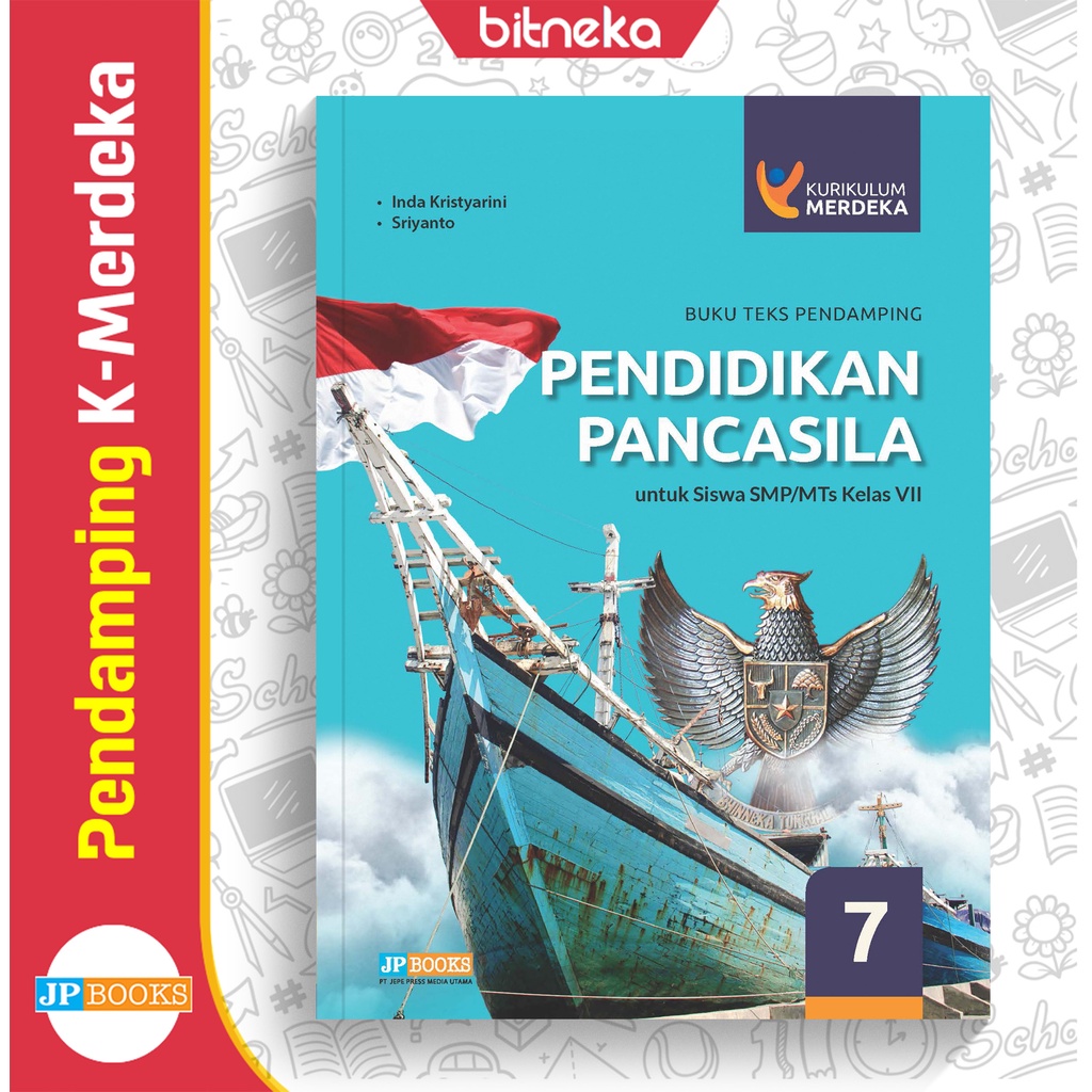 Jual Buku Teks Pendamping Pendidikan Pancasila SMP/MTs Kelas 7 Kurikulum Merdeka - JPBOOKS ...