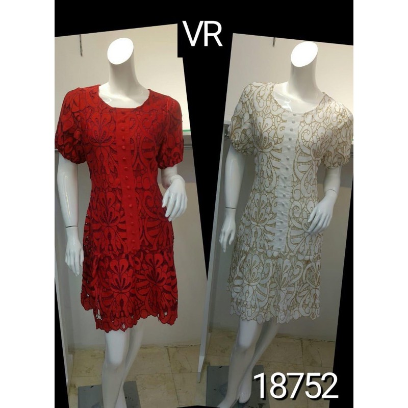 Jual TERUSAN VR 18752 BRUKAT / DRESS KOREA BIG SIZE | Shopee Indonesia